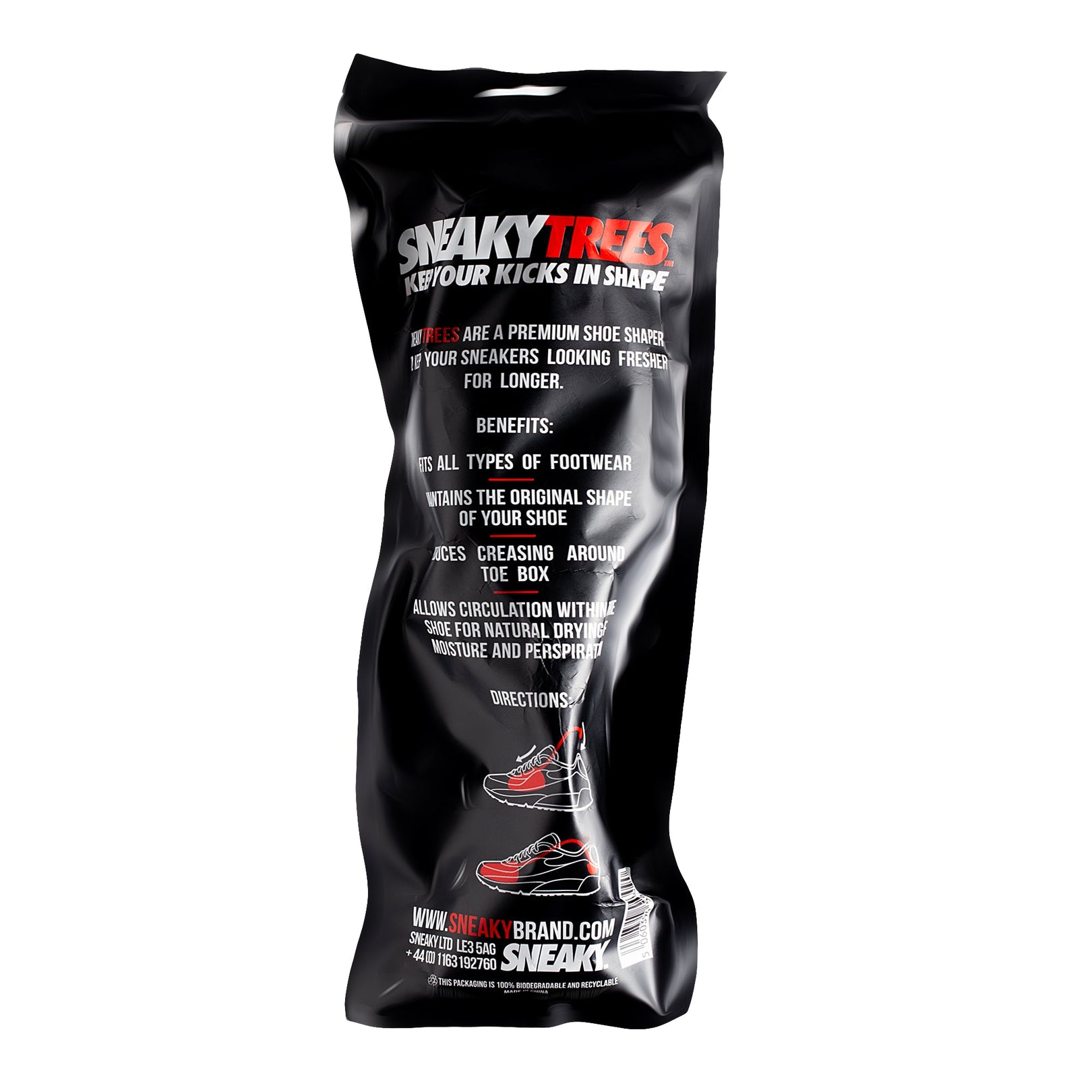 Black Shoe Tree | Shoe and Trainer Tree Stretchers | Sneaky Brand